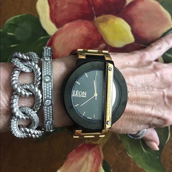 LEON | Accessories | Leon Signature Series Watch With Diamonds | Poshmark